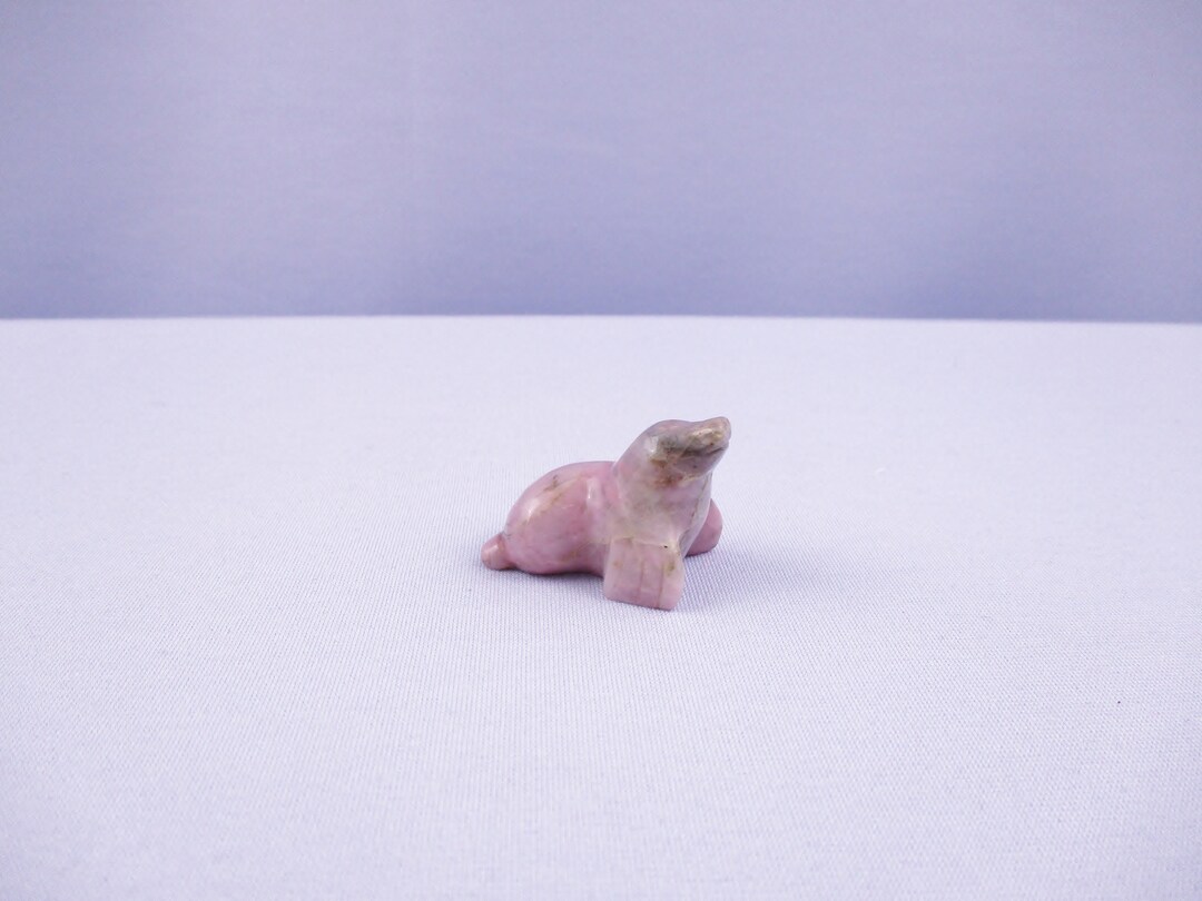 Miniature Walrus Hand Carved Stone Figurine - Etsy