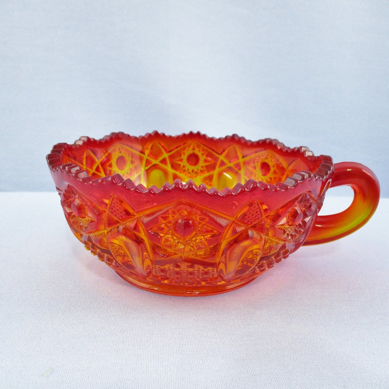Amberina Glass - Etsy