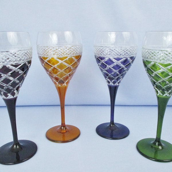 Cut Glass Goblets - Etsy
