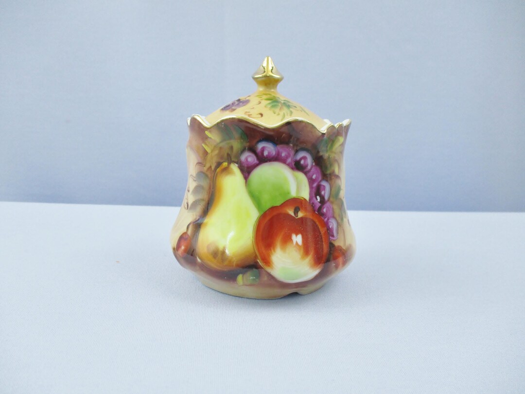 Lefton China Covered Sugar Bowl or Condiment Dish - Etsy