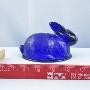 Cobalt Blue Rabbit Lid to Nesting Dish - Etsy