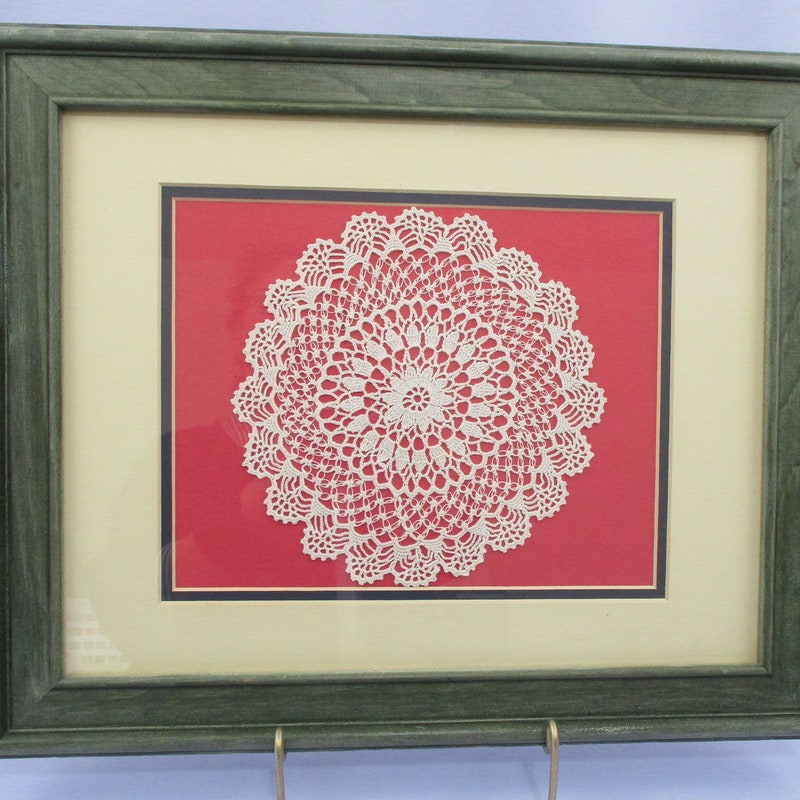 Framed Doily - Etsy
