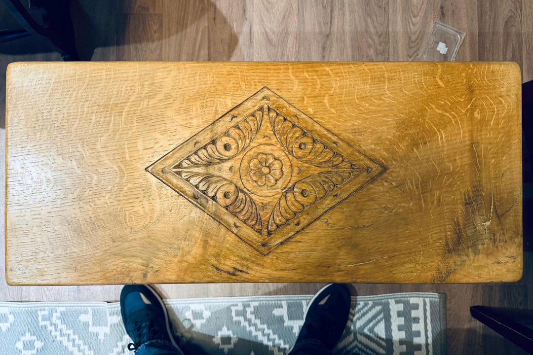 Reconditioned, Freshly Engraved Coffee Table - Etsy UK