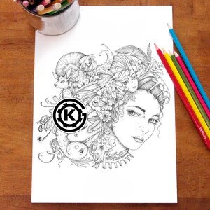 PDF Inktober Bundle by Kelly O'gorman - 9 Images - Etsy