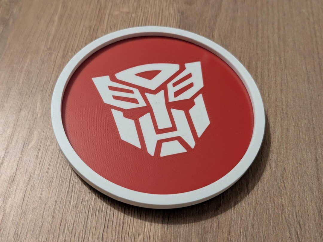 Transformers Autobots Coaster - 3D Printed Drinkware - Etsy