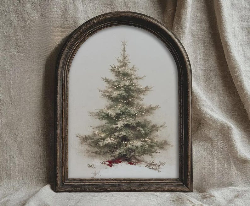 200+ Christmas and Winter Holiday Gallery Wall Set Vintage Decorating ...