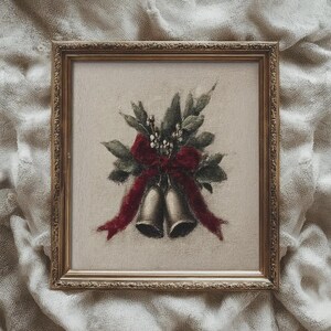 Vintage Christmas Bells Art Print, Rustic Holiday Sketch (digital ...