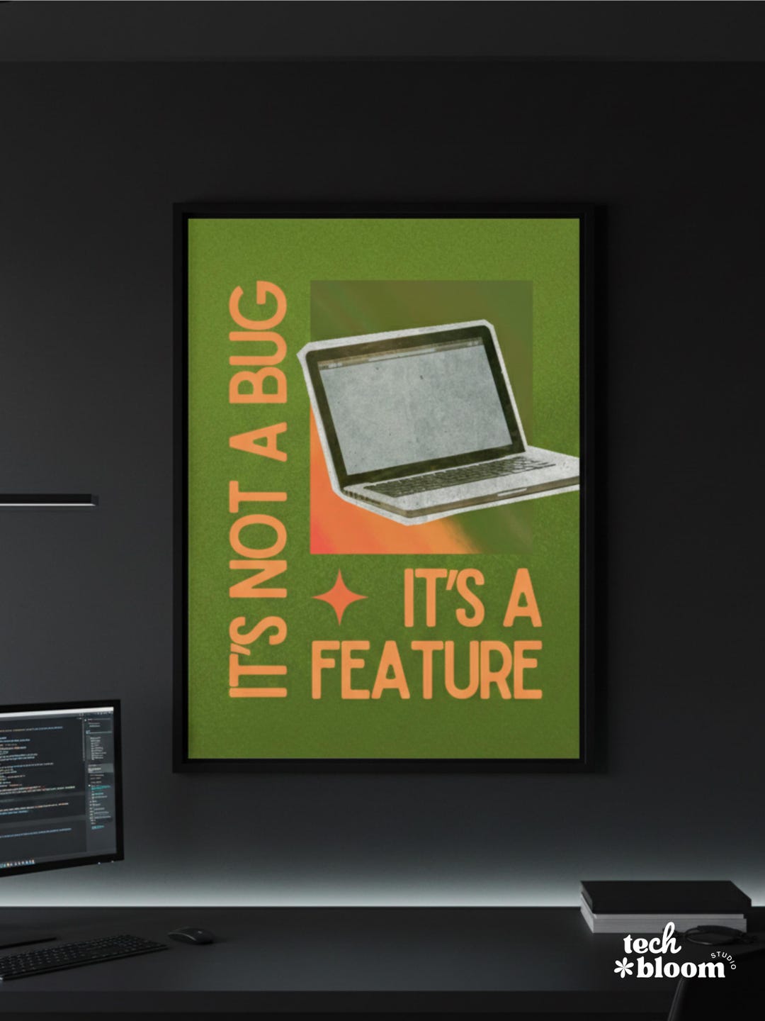 It's Not a Bug, It's a Feature • Software Engineer Poster • Coding Wall ...