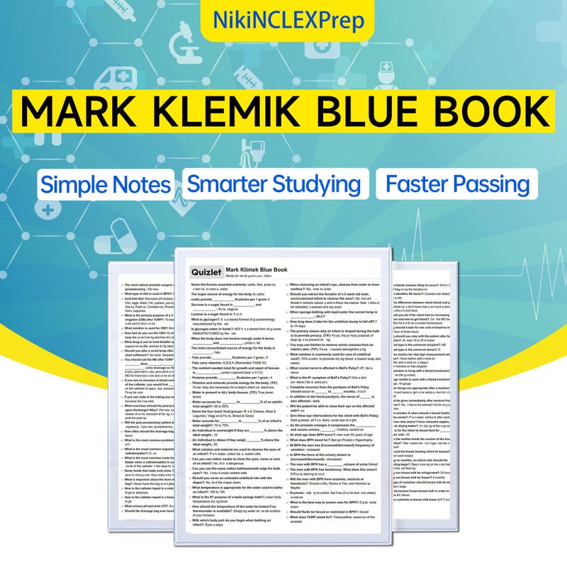 Blue Book Exam - Etsy