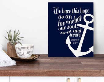 Nautical bible verse | Etsy