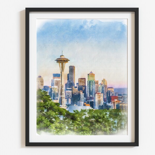 Space Watercolor Wall Art - Etsy