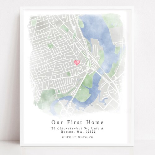 Personalized Map Print Custom Map Prints Any City Map - Etsy