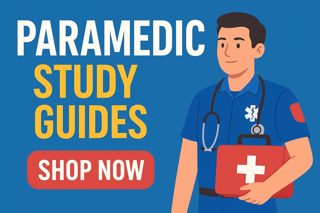 Paramedic and EMT Study Guides for Cardiac and Respiratory Cases - Etsy