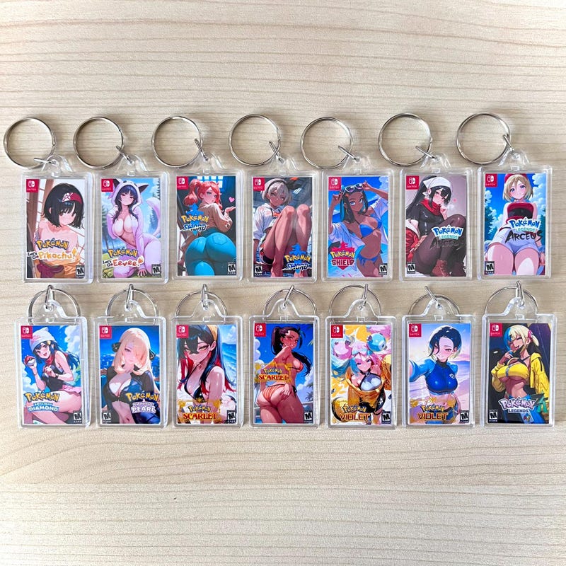 Waifus Keychain - Etsy
