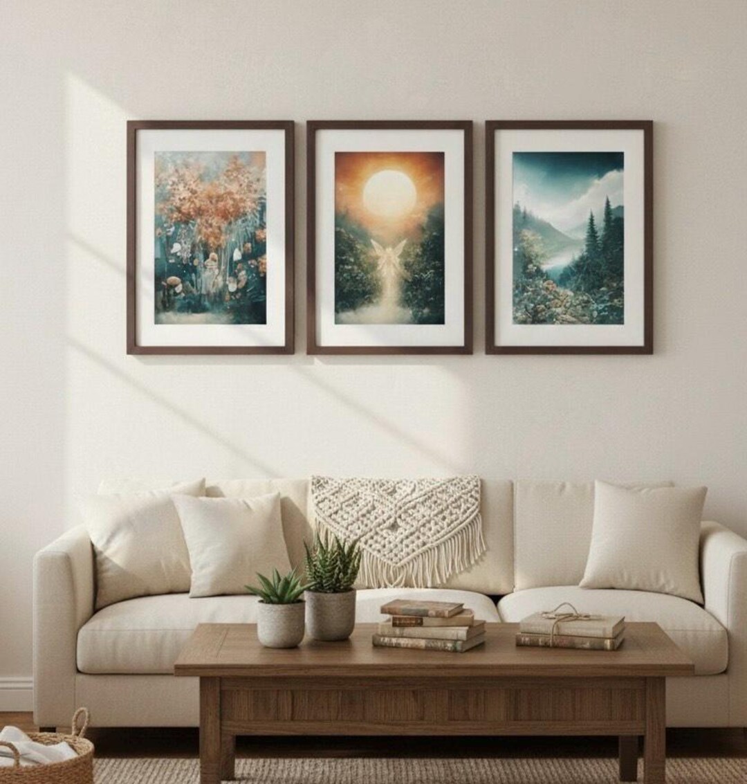Nymph Mist. Fairy, Boho Fine Art Gallery Wall Set. - Etsy