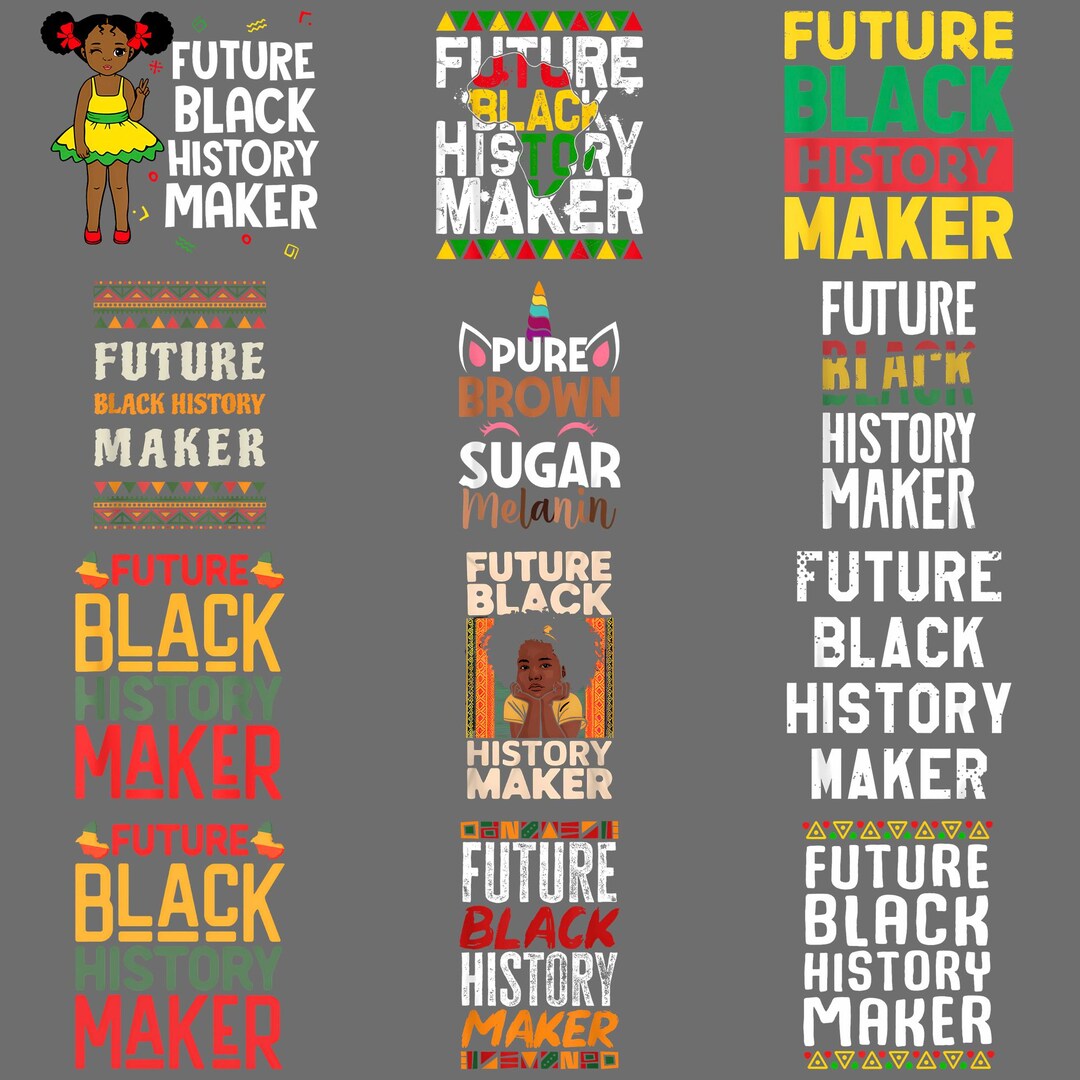 Future Black History Maker PNG - Etsy