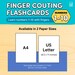 Finger Counting Flashcards Number 1–10 With Fingers Printable PDF Math ...
