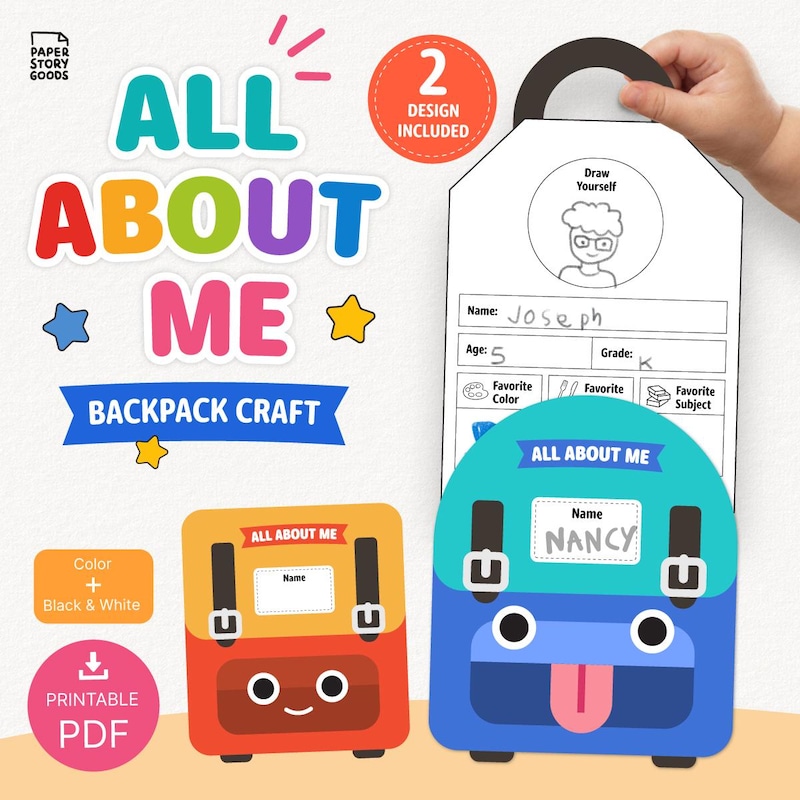 All About Me Display - Etsy