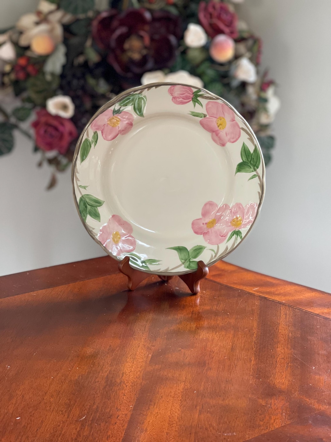 Vintage (4) "franciscan Desert Rose" Dinner Plate, Made in England ...