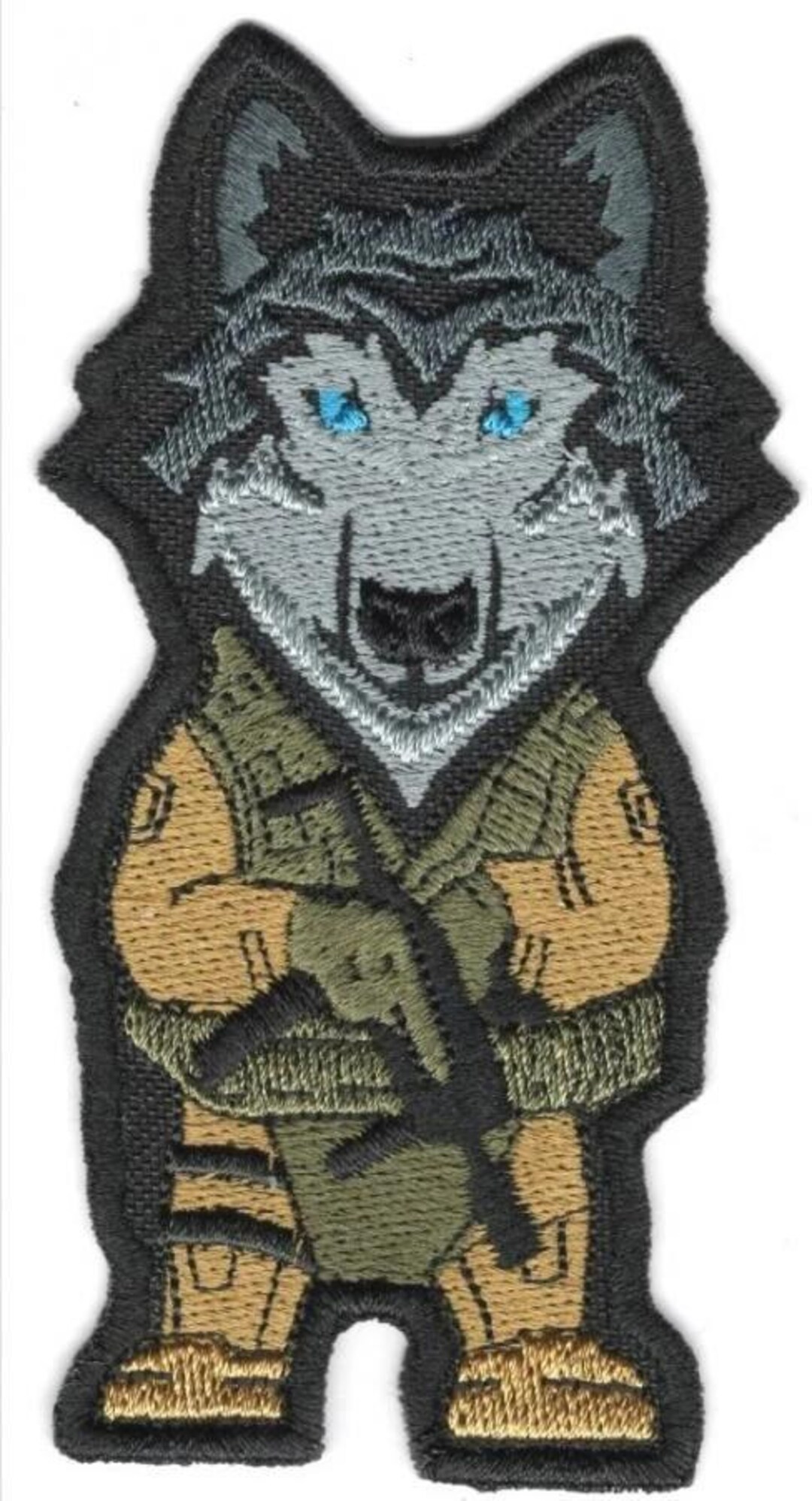 Battle Wolf Army Morale Patch | Wolf Warrior Special Force Badge - Etsy