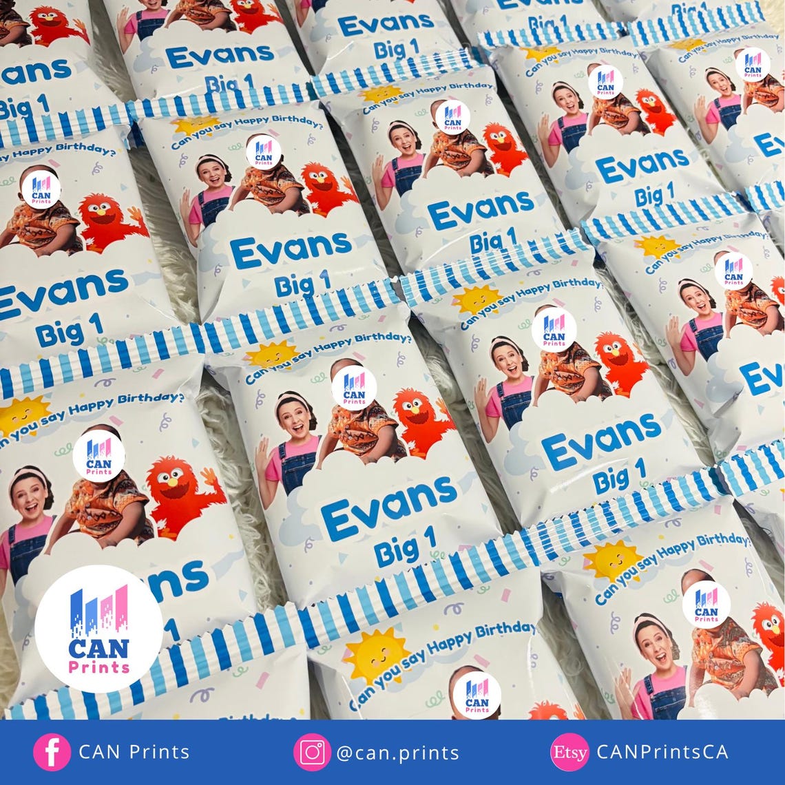 Ms Rachel Chip Bag Printable | Songs for Littles Party Favor | Editable ...