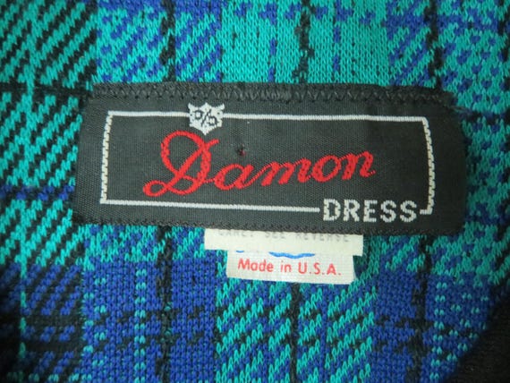 80s boxy jacket, cropped with puff sleeves, bright gr… - Gem