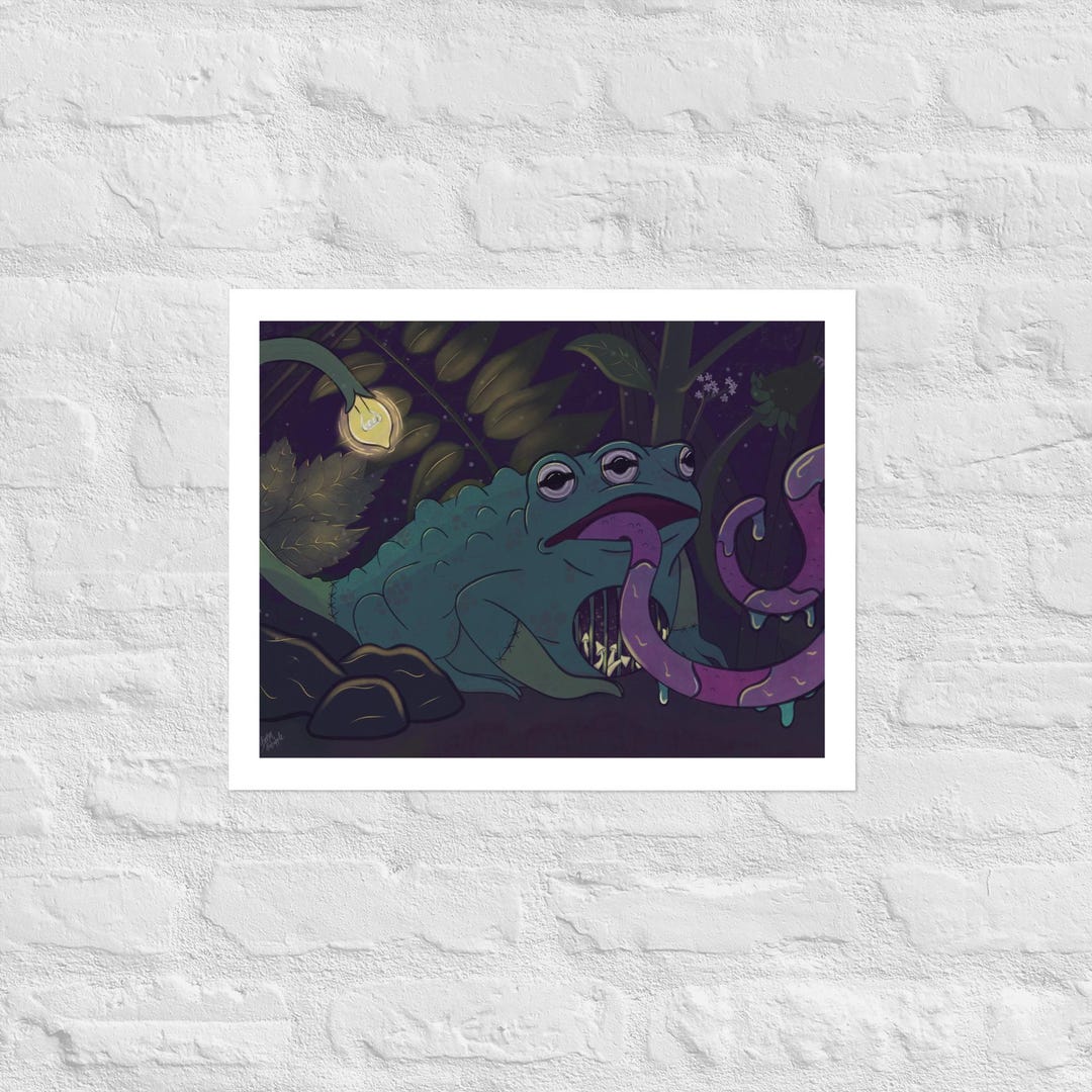 Mutated Frog Poster - Etsy