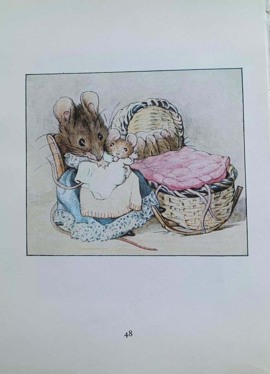 1950's Vintage 'the Tale of Two Bad Mice' 'hunca Munca and Her Baby ...