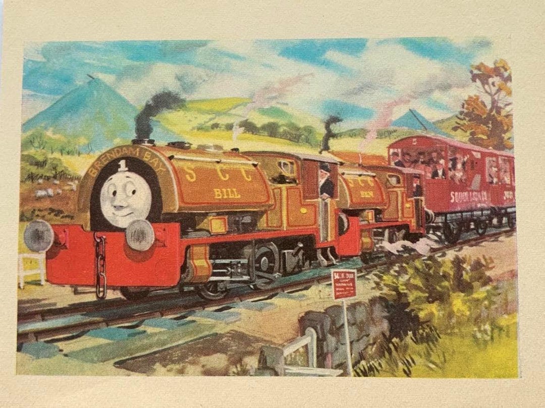 1970's Original Vintage C Reginald Dalby Main Line Engines 'bill and ...