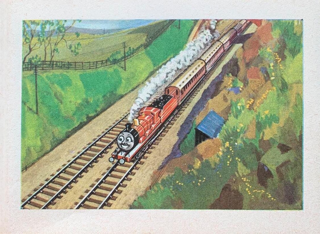 1969 Original Vintage C Reginald Dalby James the Red Engine 'james Goes ...