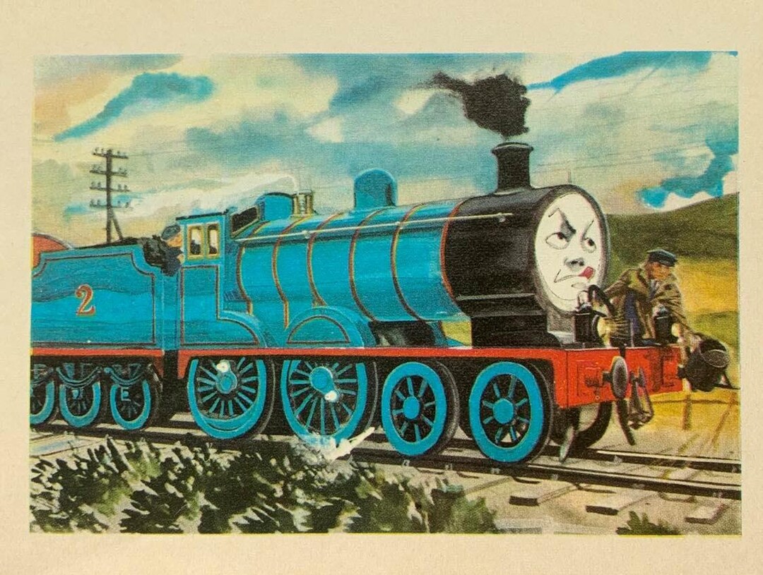 1970's Original Vintage C Reginald Dalby Main Line Engines 'edward is ...