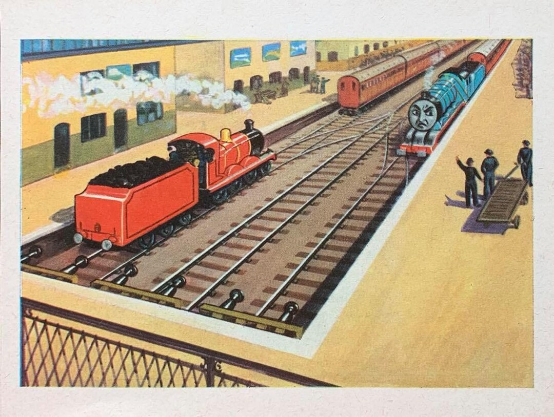 1969 Original Vintage C Reginald Dalby James the Red Engine 'gordon is ...