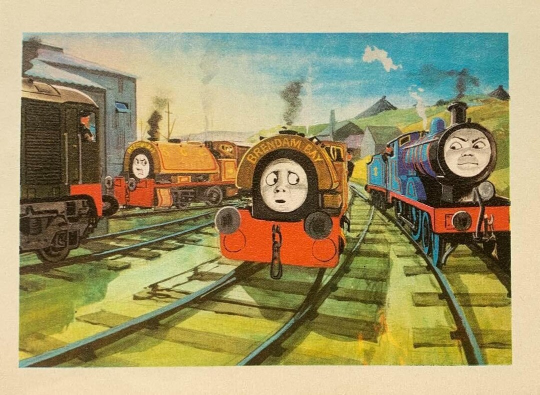 1970's Original Vintage C Reginald Dalby Main Line Engines 'bill and ...
