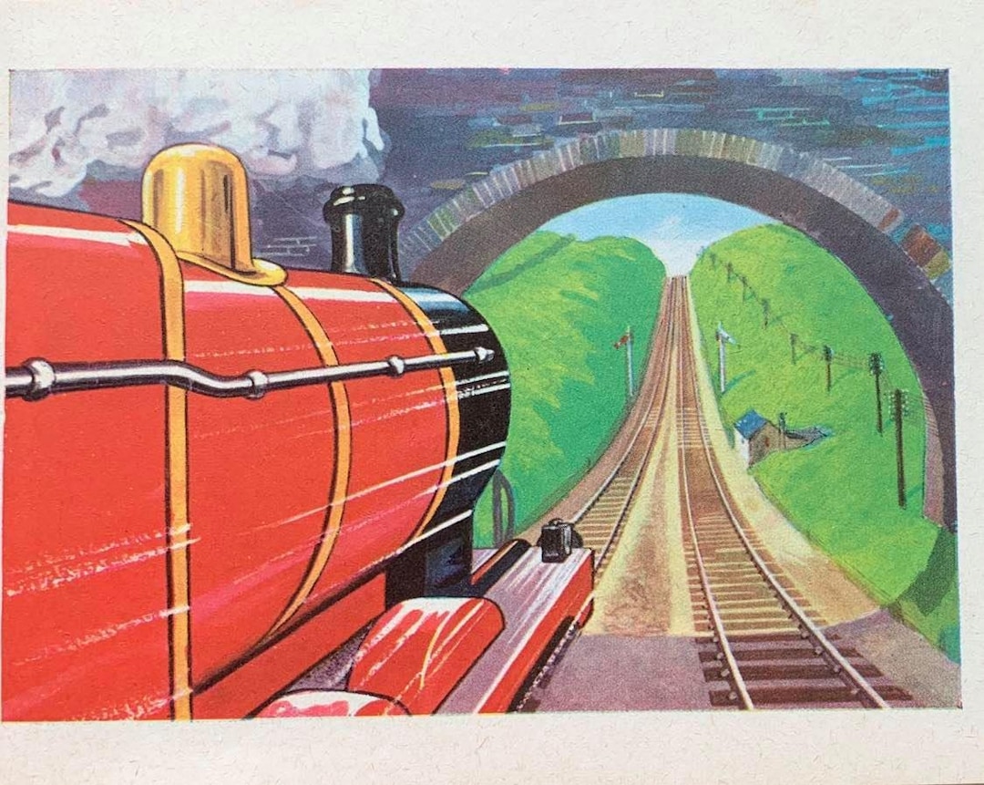 1969 Original Vintage C Reginald Dalby James the Red Engine 'james ...