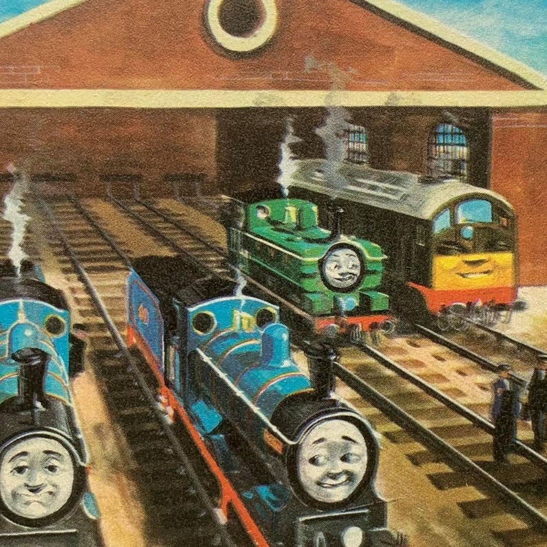 1971 Original Vintage C Reginald Dalby Main Line Engines 'boco Becomes ...