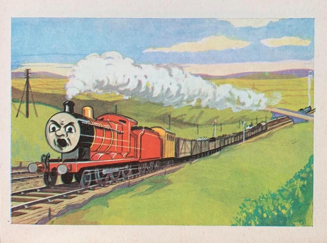 1969 Original Vintage C Reginald Dalby James the Red Engine 'james ...