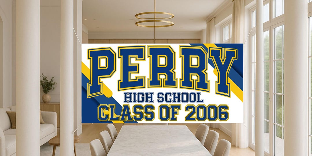 High School Reunion Banner Class Of, High School Sign, College Reunion ...
