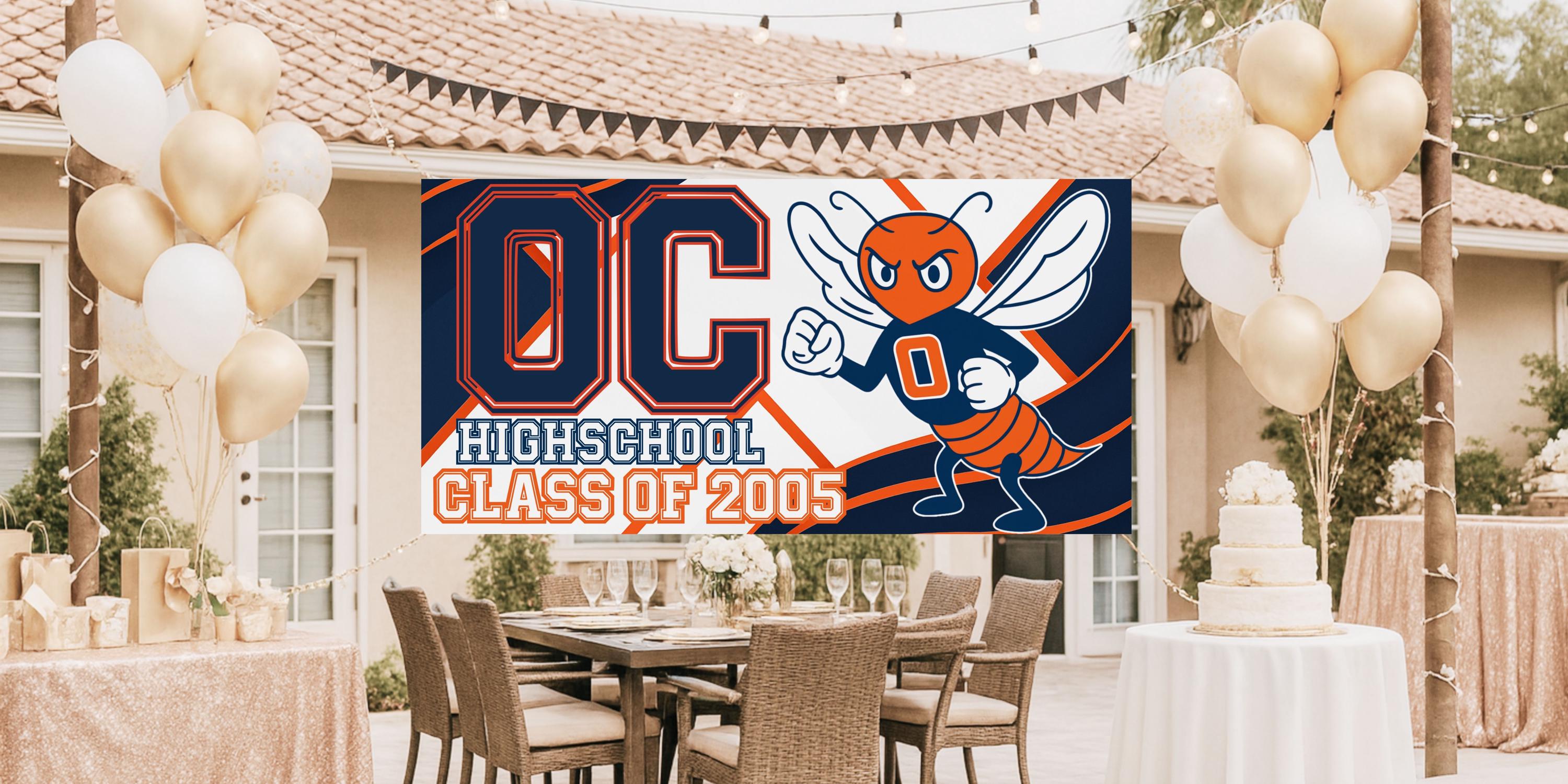 Class Reunion Banner, Welcome Back Alumni Banner, High School College ...