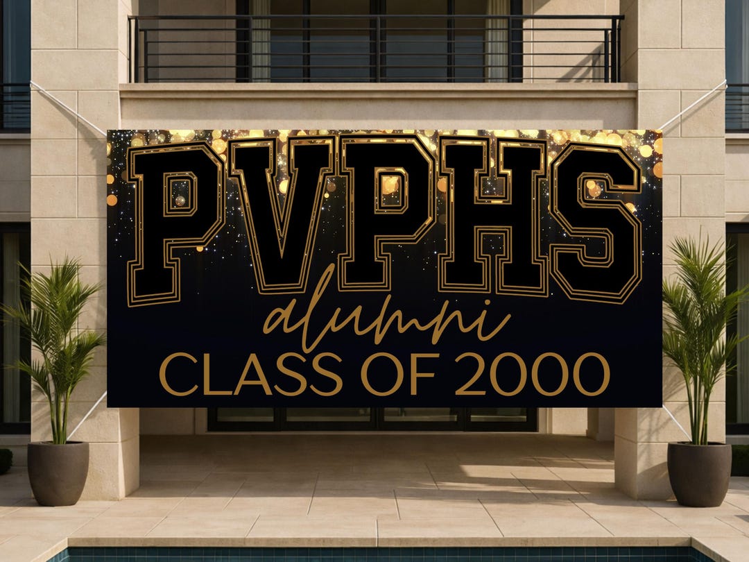 Class Reunion Banner, Welcome Back Alumni Banner, High School College ...