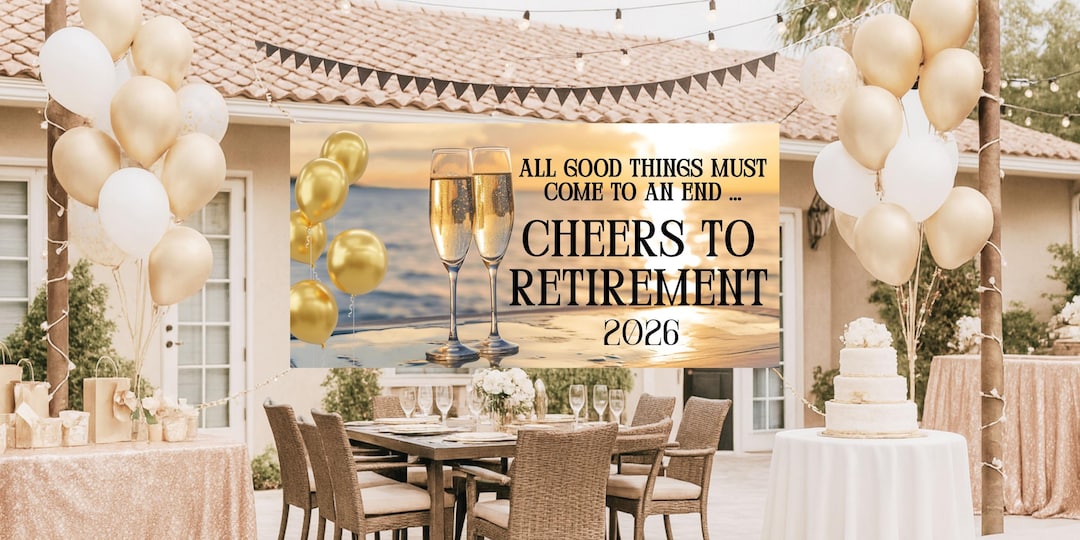 Funny Retirement Banner, Sarcastic CEO Retired Party Decor, Sarcastic ...