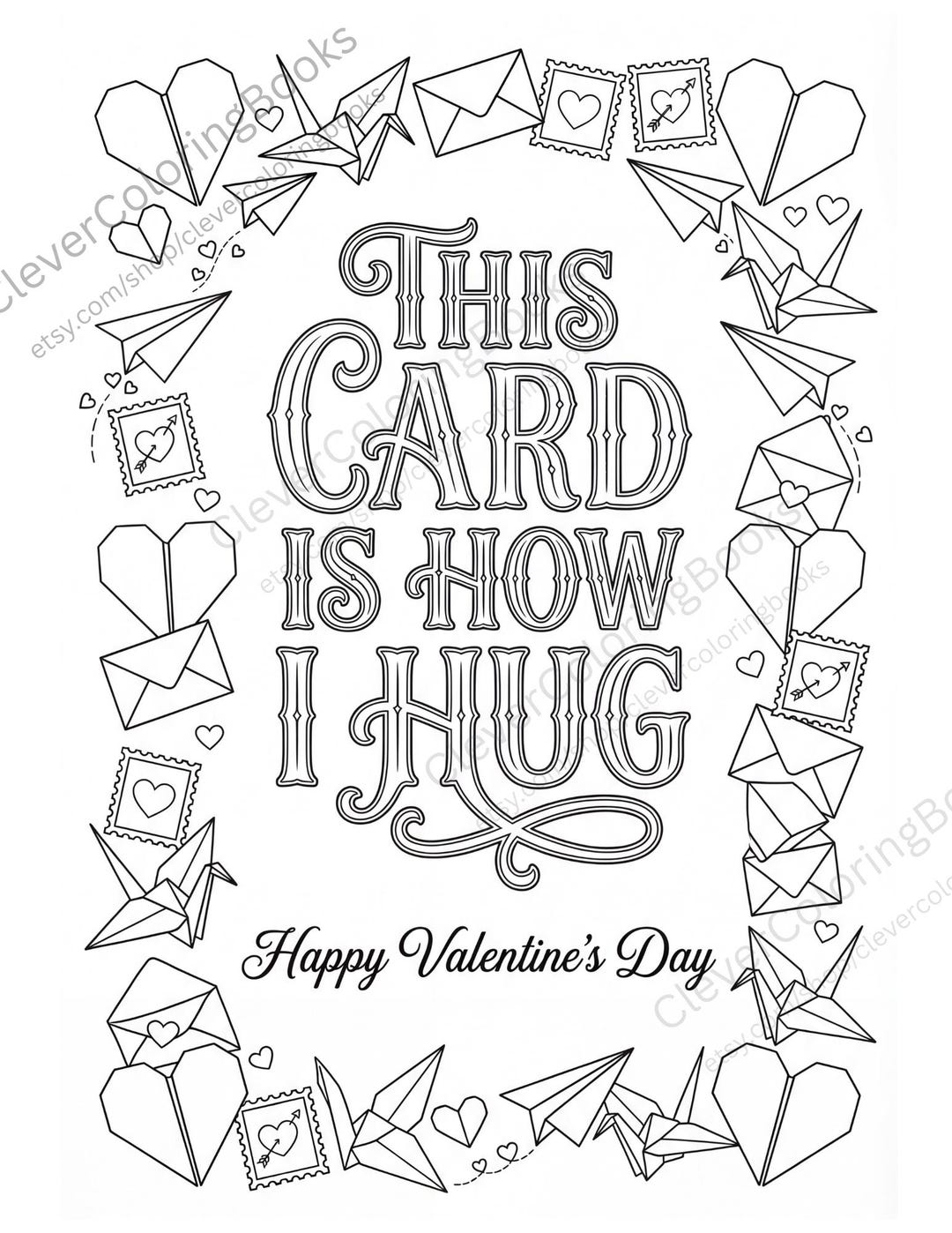 Awkward Affections Funny Valentine Cards Bundle 2 | Coloring Pages ...