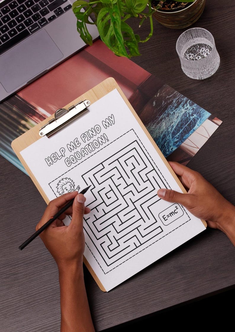 Famous Scientists Coloring Pages | STEM Printables Tesla Edison Kids 5 ...