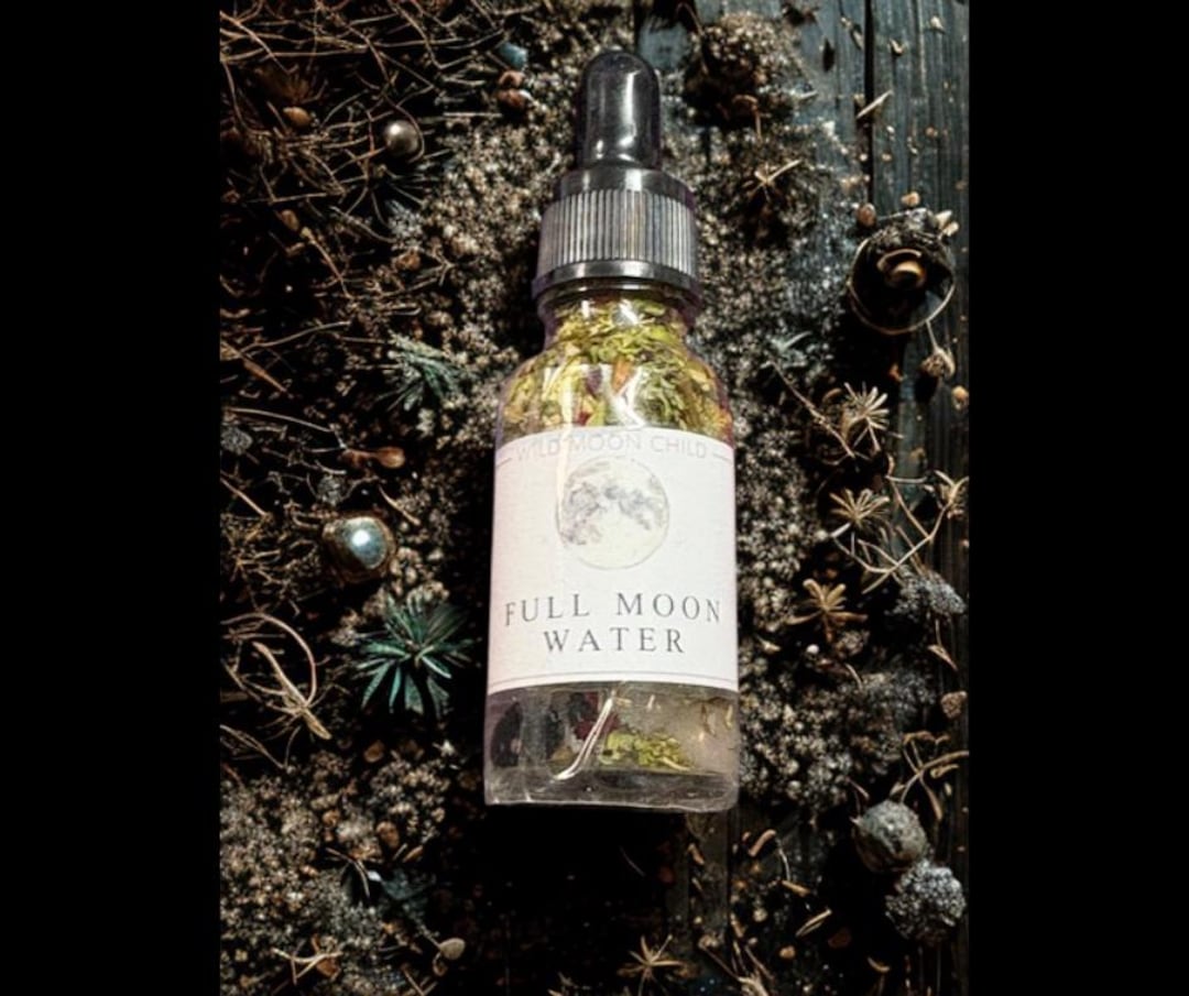 Full Moon Ritual Water – Charged Lunar Water for Release, Renewal ...