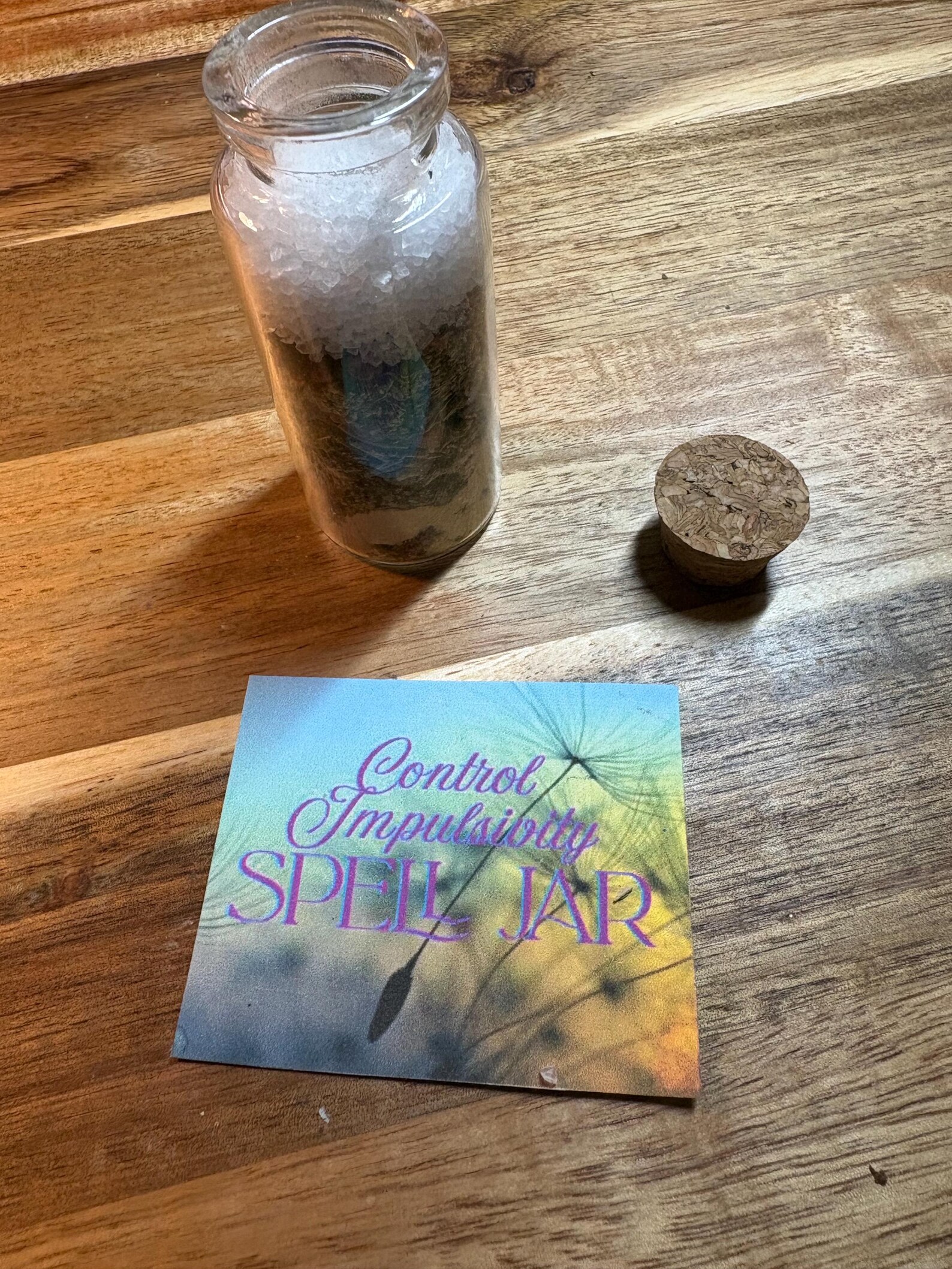 Impulse Control Spell Jar – Focus, Discipline & Mindful Choices - Etsy