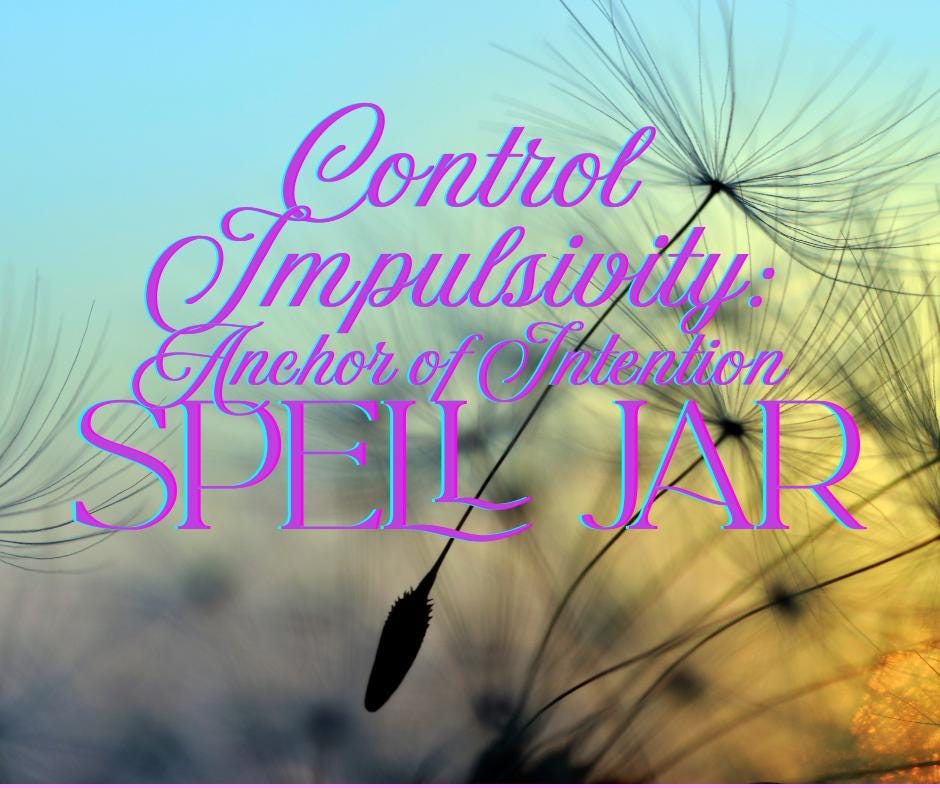 Impulse Control Spell Jar – Focus, Discipline & Mindful Choices - Etsy