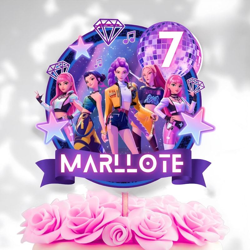 Huntrix Cake Topper Printable - Etsy