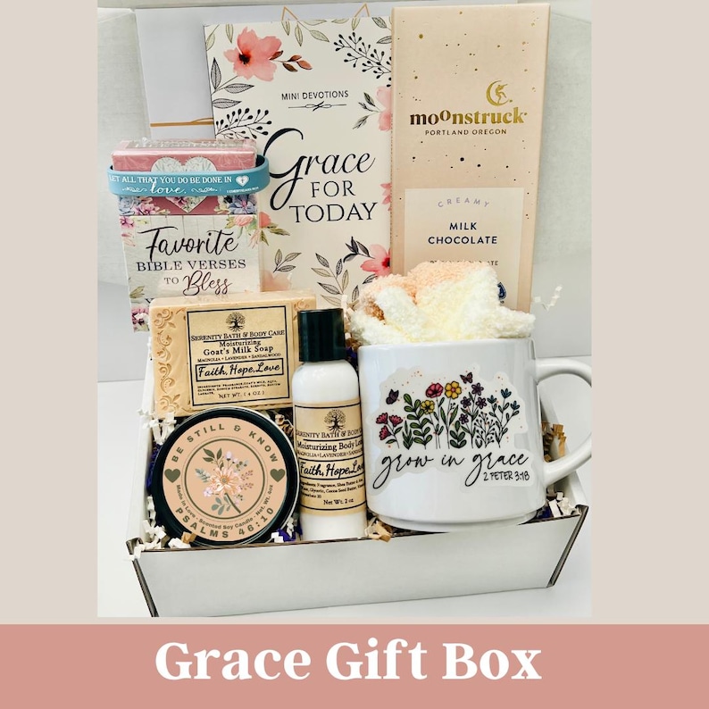 Christian Devotional Spa Gift Set | Comfort Self Care Package | Prayer ...
