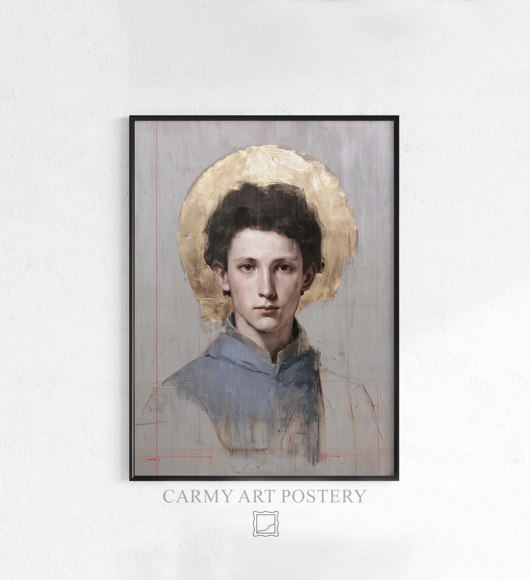 Vintage Saint Sebastian Portrait - Printable Classical Bust Art ...