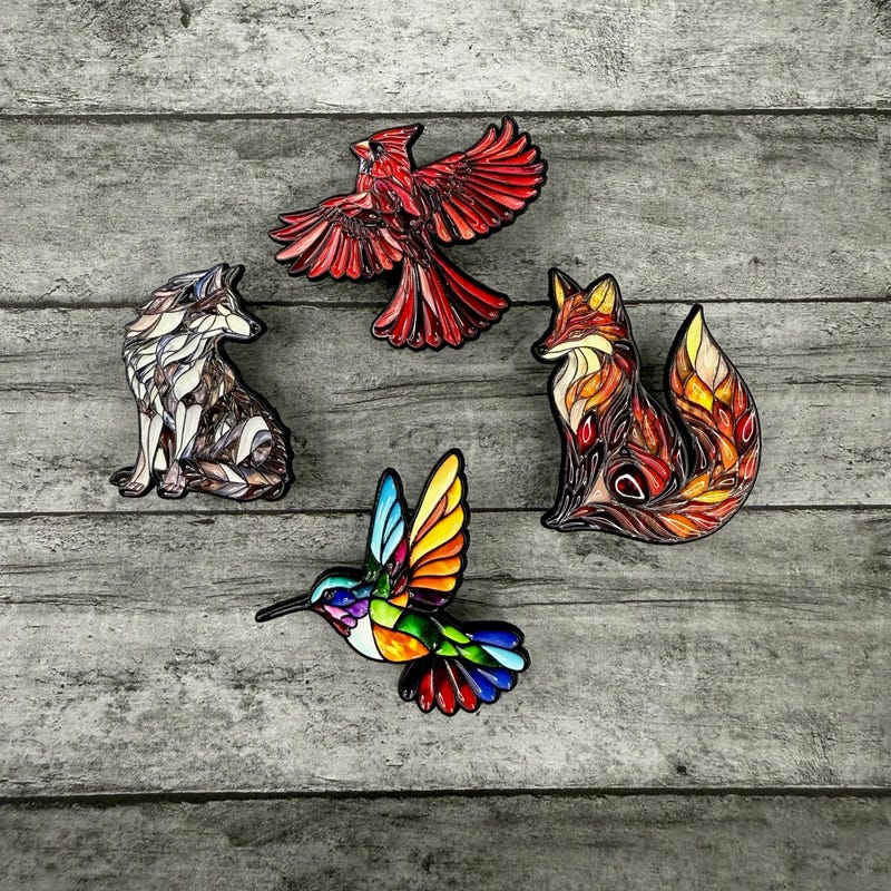 Nature Animal Enamel Pin - Etsy