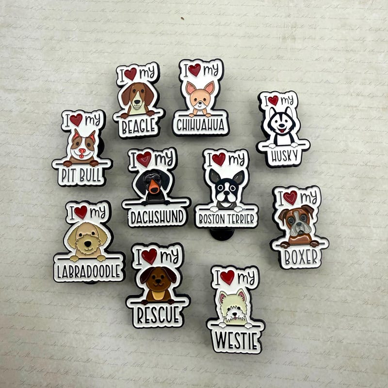 Husky Pin Badge - Etsy